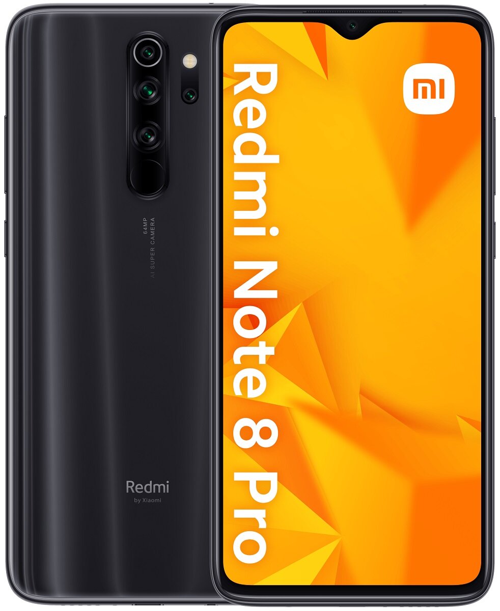XIAOMI Redmi Note 8 Pro 6/128GB 6.53" Szary MZB8342EU + Zabezpieczenie ...