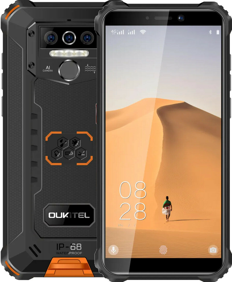 OUKITEL WP5 Pro 4/64GB 5.5" Pomarańczowy WP5PRO-OE OL Smartfon - niskie ...