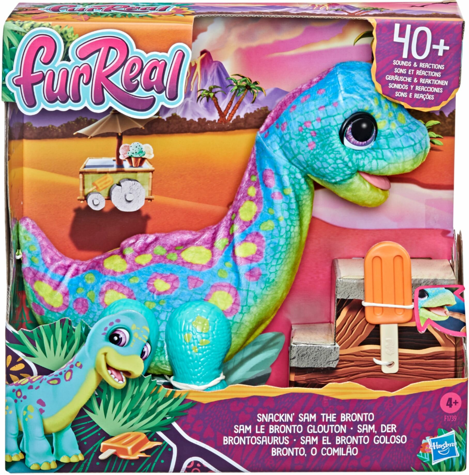 HASBRO FurReal Dinozaur Brontozaur F1739 Maskotka - niskie ceny i ...