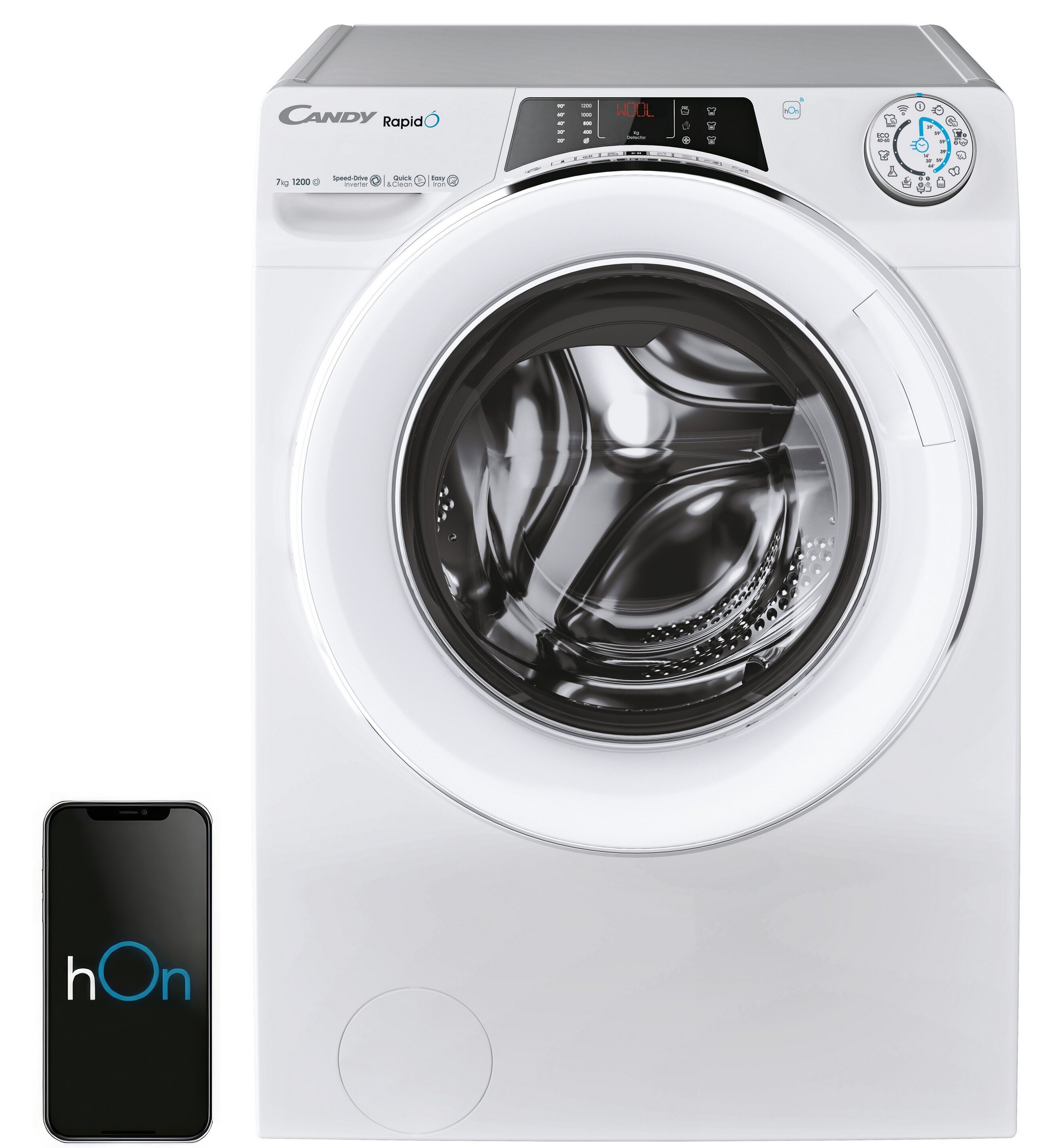 CANDY RapidÓ RO41274DWMCT/1- S 7kg 1200 obr Quick&Clean Pralka - niskie ...