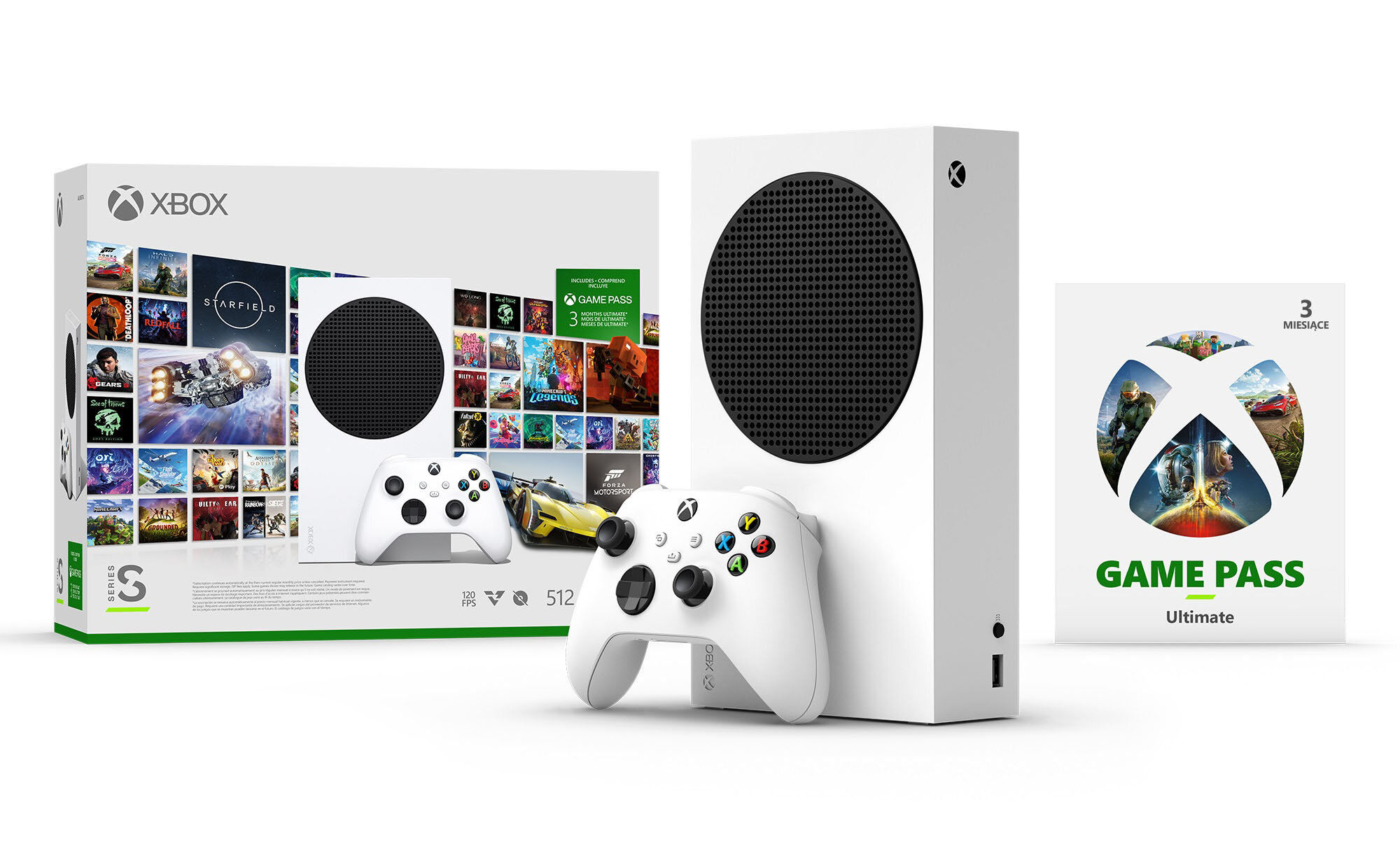 MICROSOFT XBOX Series S + 3mies Game Pass Ultimate Konsola - niskie ...