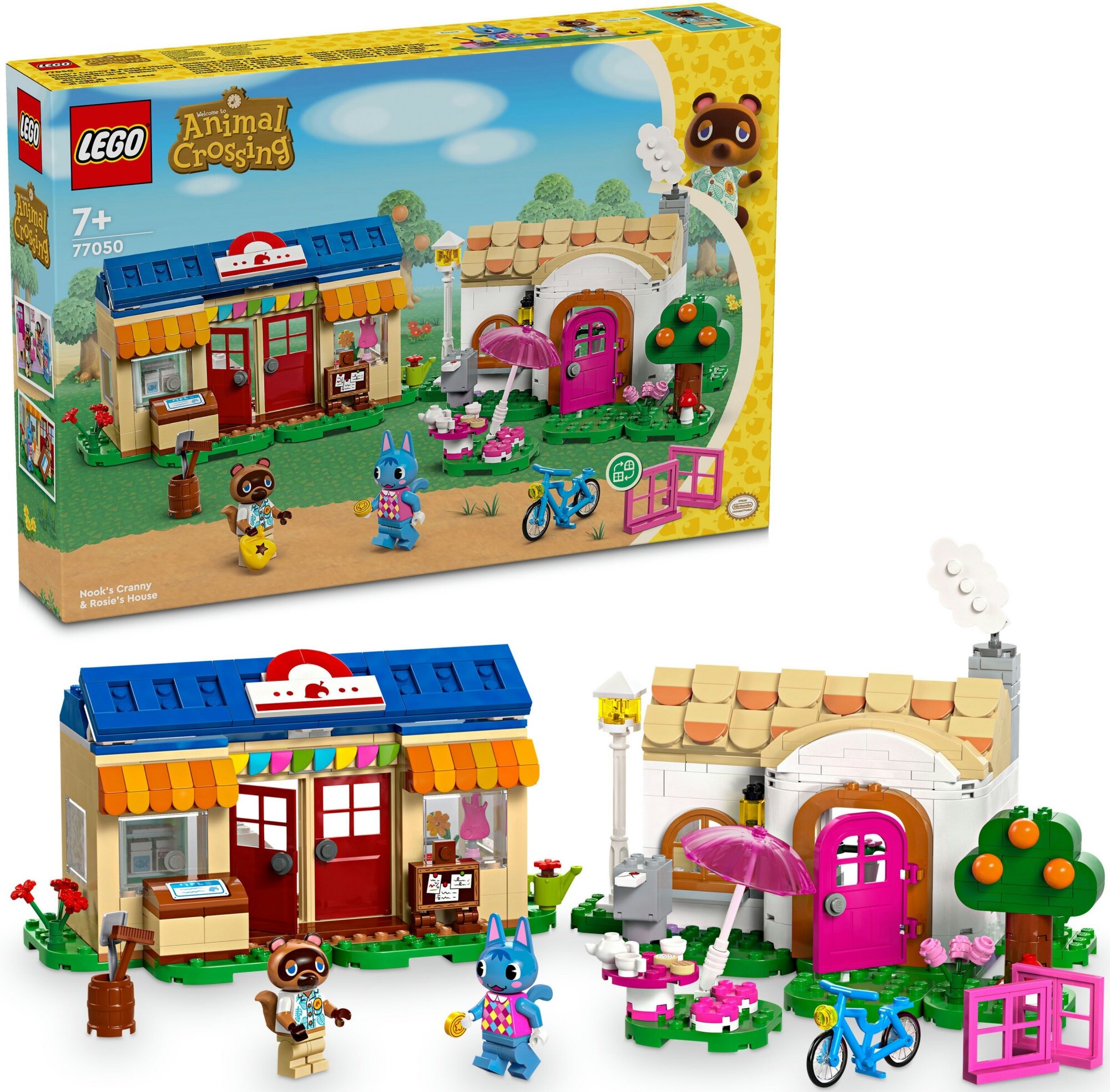 LEGO 77050 Animal Crossing Nook s Cranny i domek Rosie niskie ceny i opinie w Media Expert