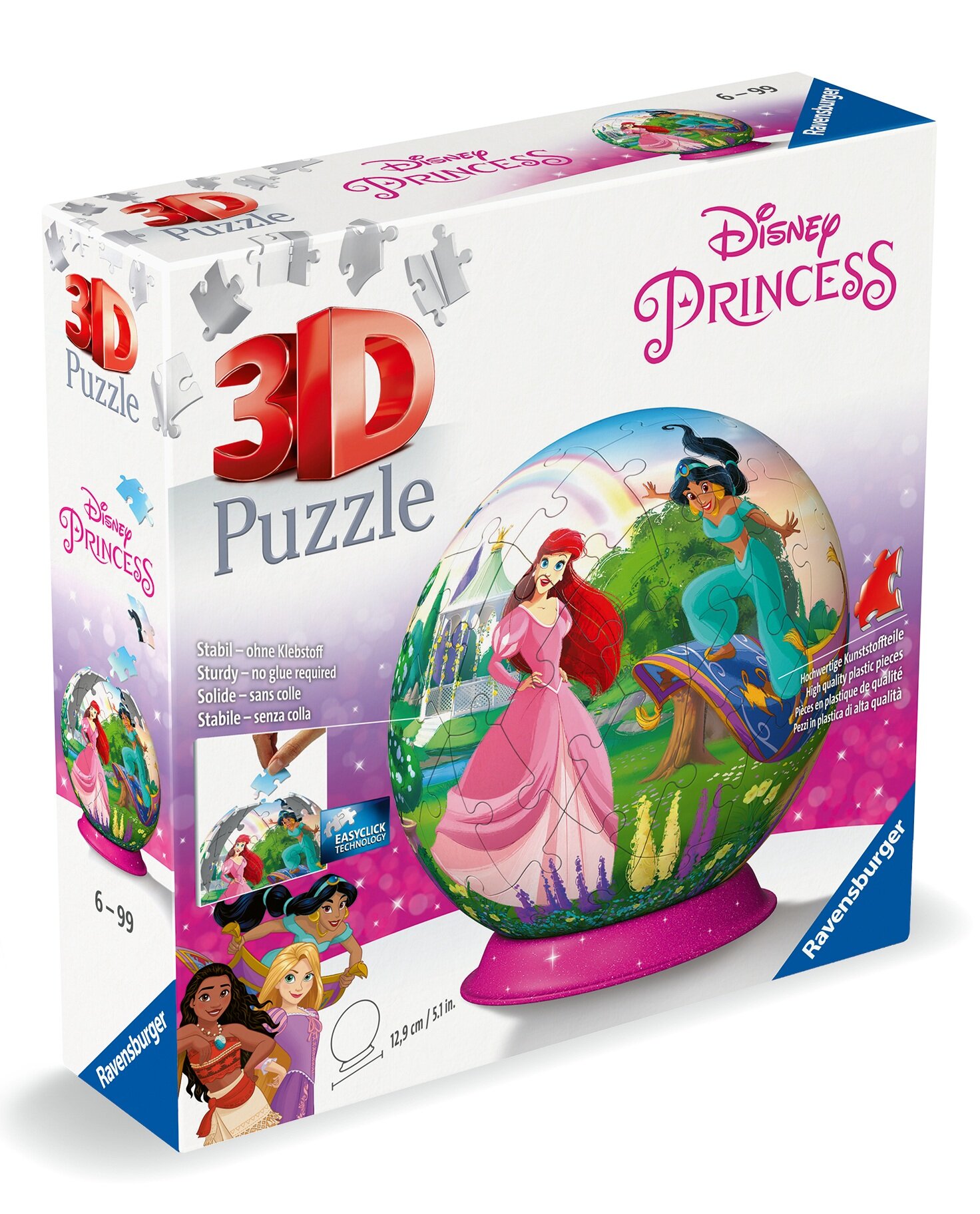 RAVENSBURGER Princess Księżniczki Disneya 11579 (72 elementy) Puzzle 3D ... RAVENSBURGER Princess Księżniczki Disneya 11579 (72 elementy) Puzzle 3D ...