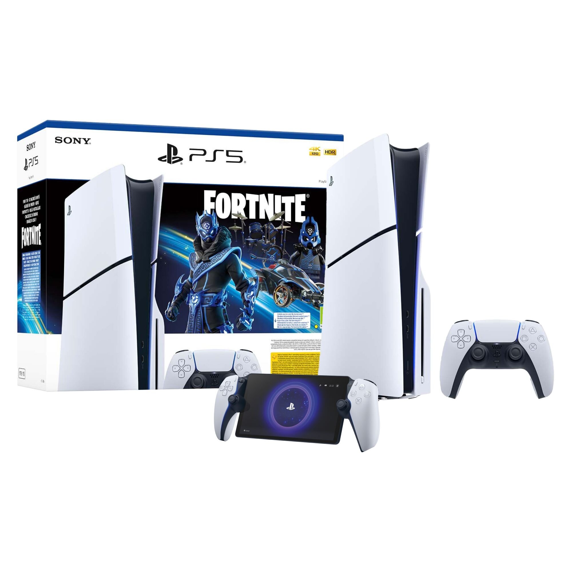 Konsola SONY PlayStation 5 Slim Fortnite Cobalt - Zestaw Startowy ... Konsola SONY PlayStation 5 Slim Fortnite Cobalt - Zestaw Startowy ...