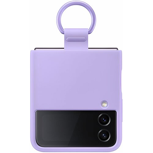 Samsung Silicone Cover Ring Do Galaxy Z Flip 4 Lawendowy Etui Niskie